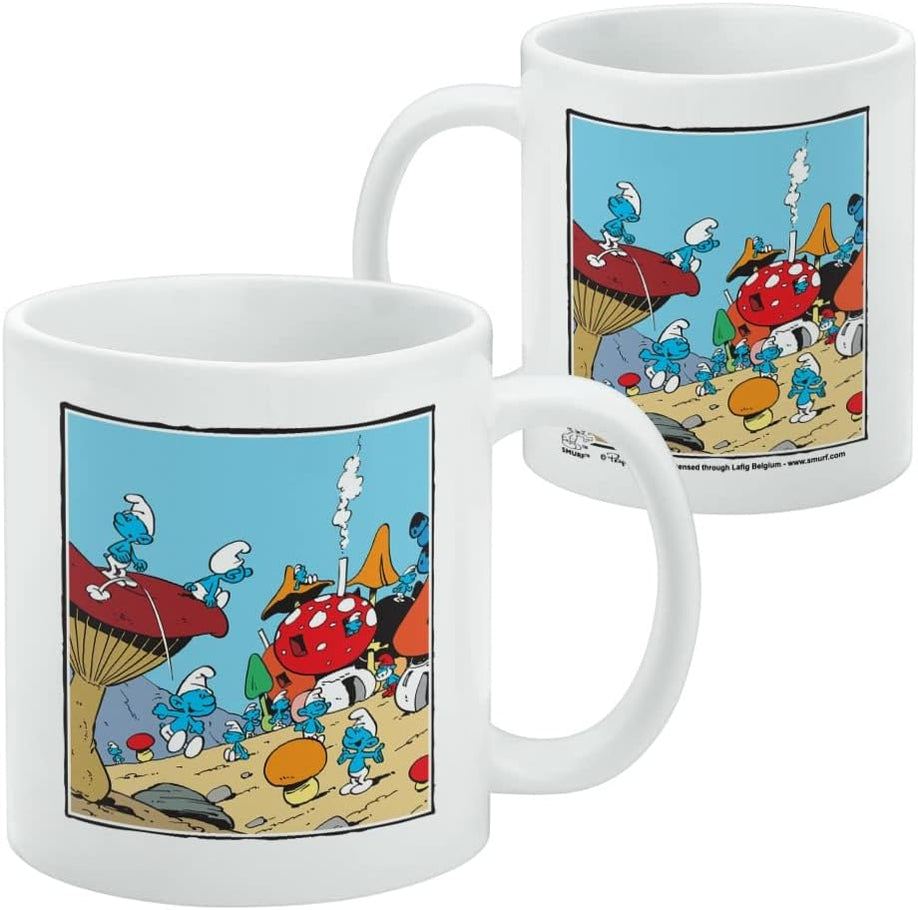 The Smurfs - Smurf Village Mug — MeTV Mall