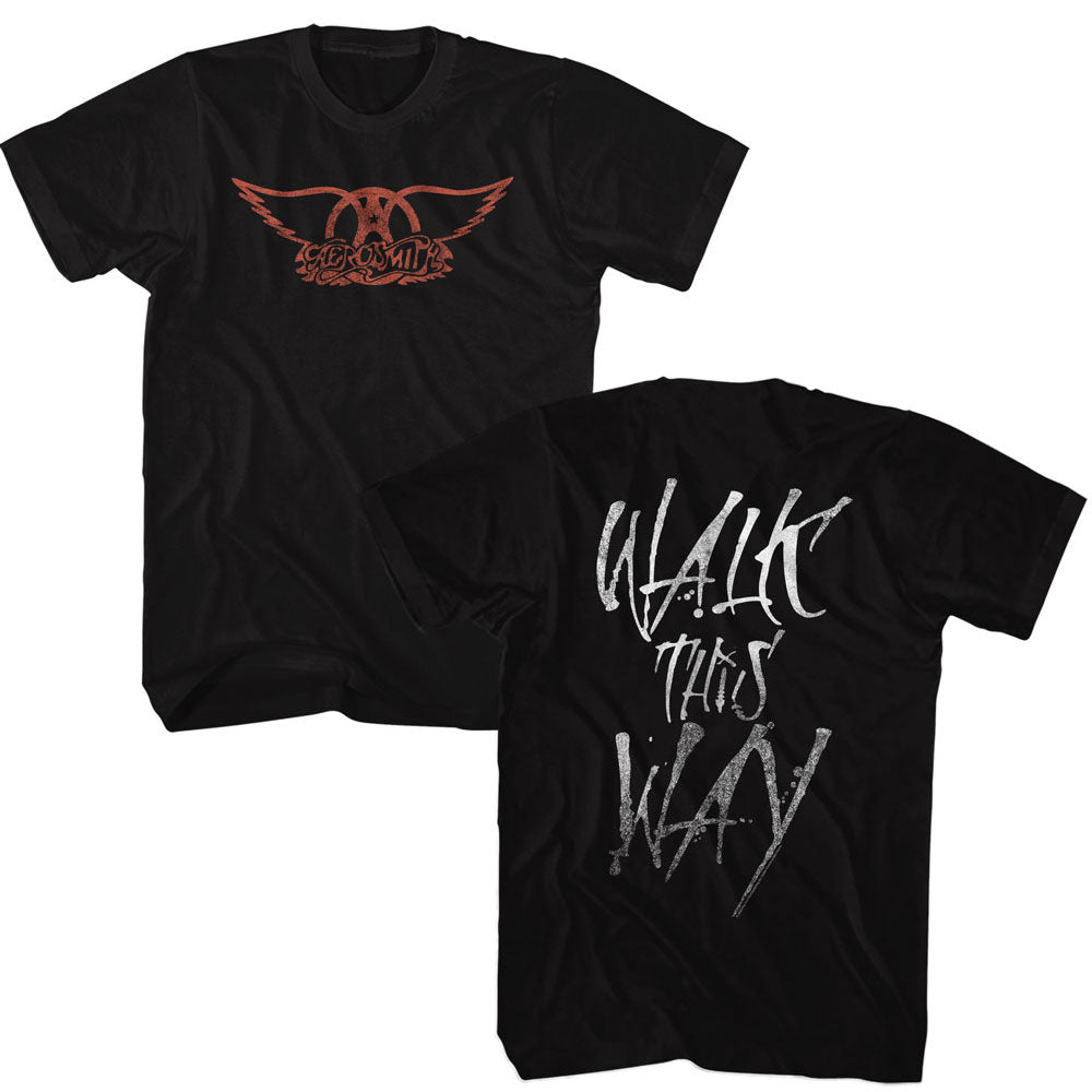Aerosmith - Walk This Way Logo (Front & Back) — MeTV Mall