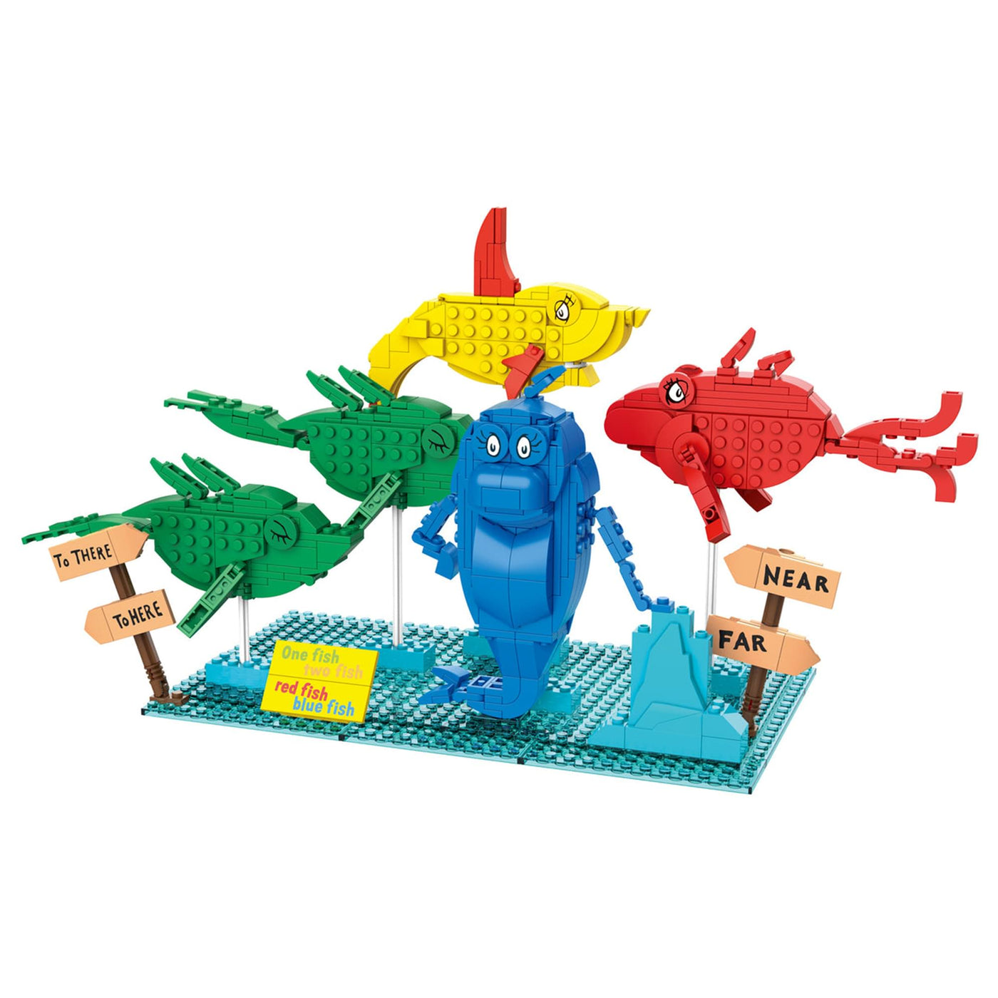 Dr. Seuss One Fish Two Fish 571 Piece Building Set — MeTV Mall