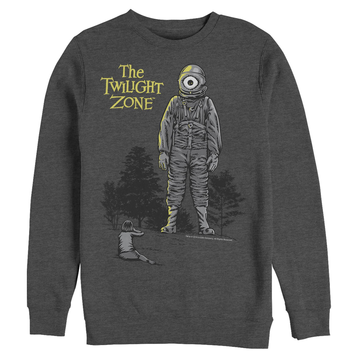 CBS-Twilight Zone Lazer Eye Men's Pullover Fleece — MeTV Mall