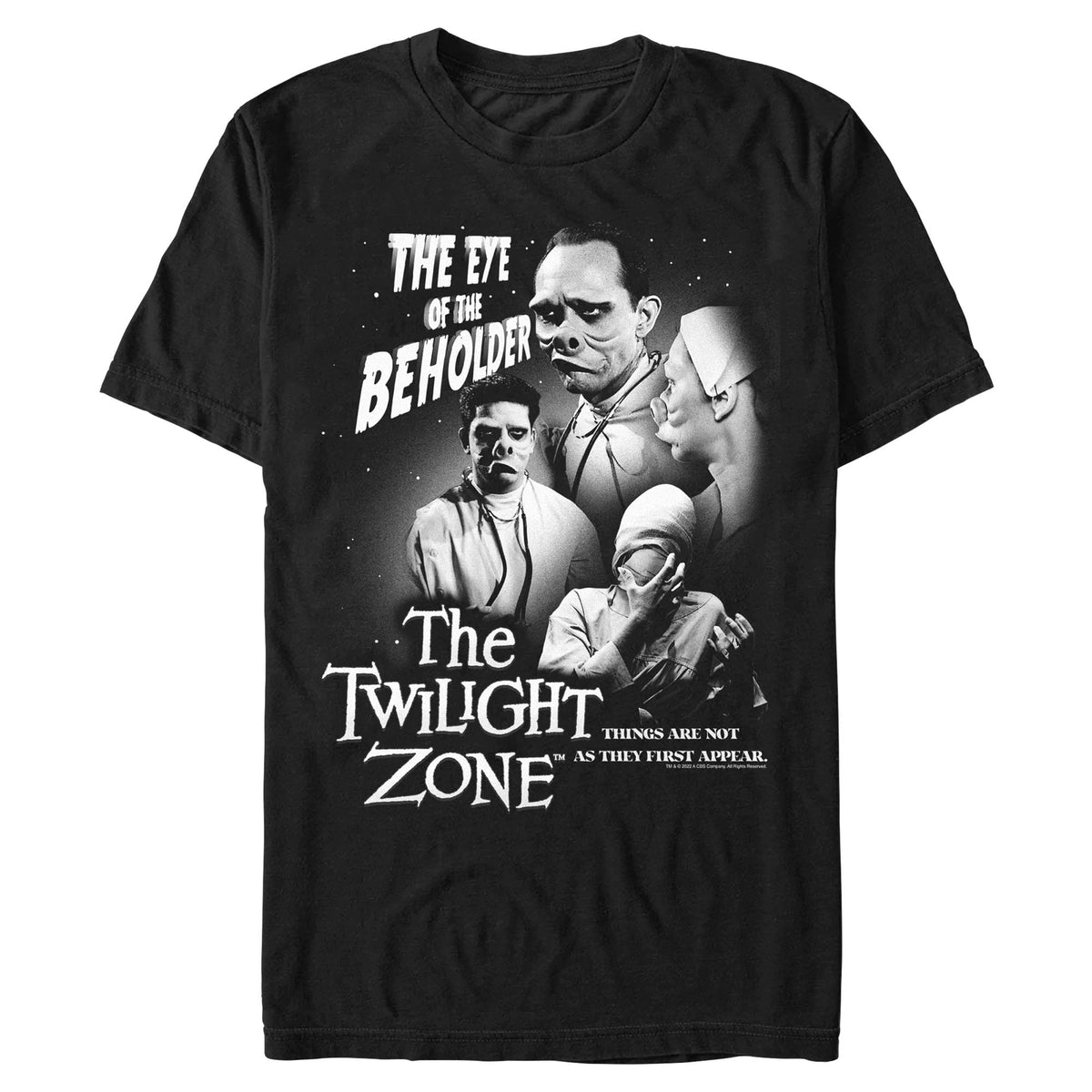 CBS-Twilight Zone Eyeofbeholder Poster Men's T-Shirt — MeTV Mall