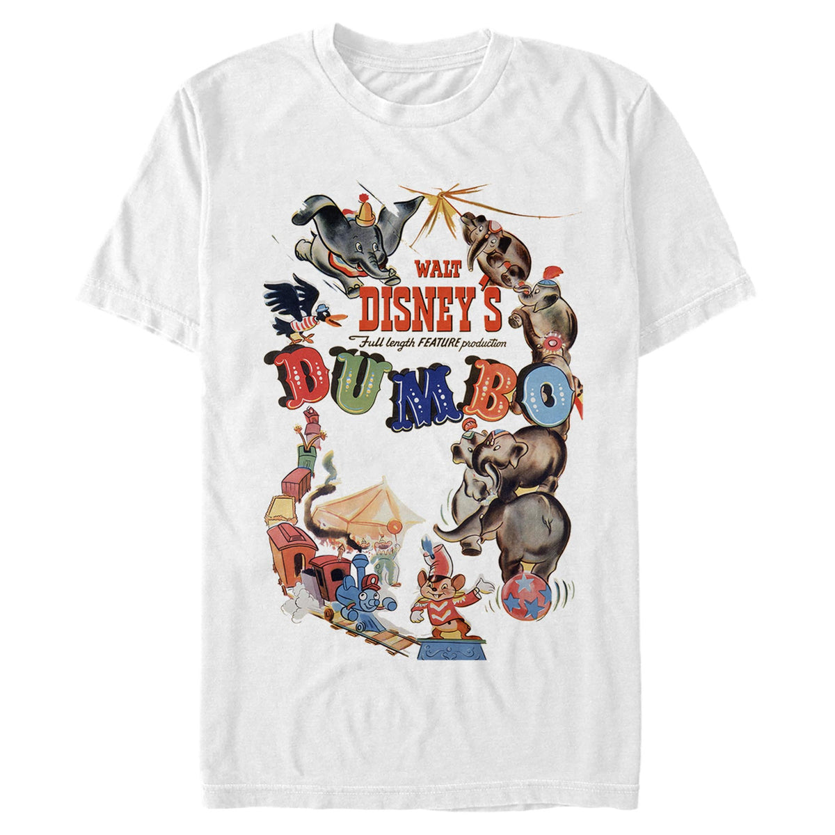 Dumbo Theatrical Poster Men's T-Shirt — MeTV Mall