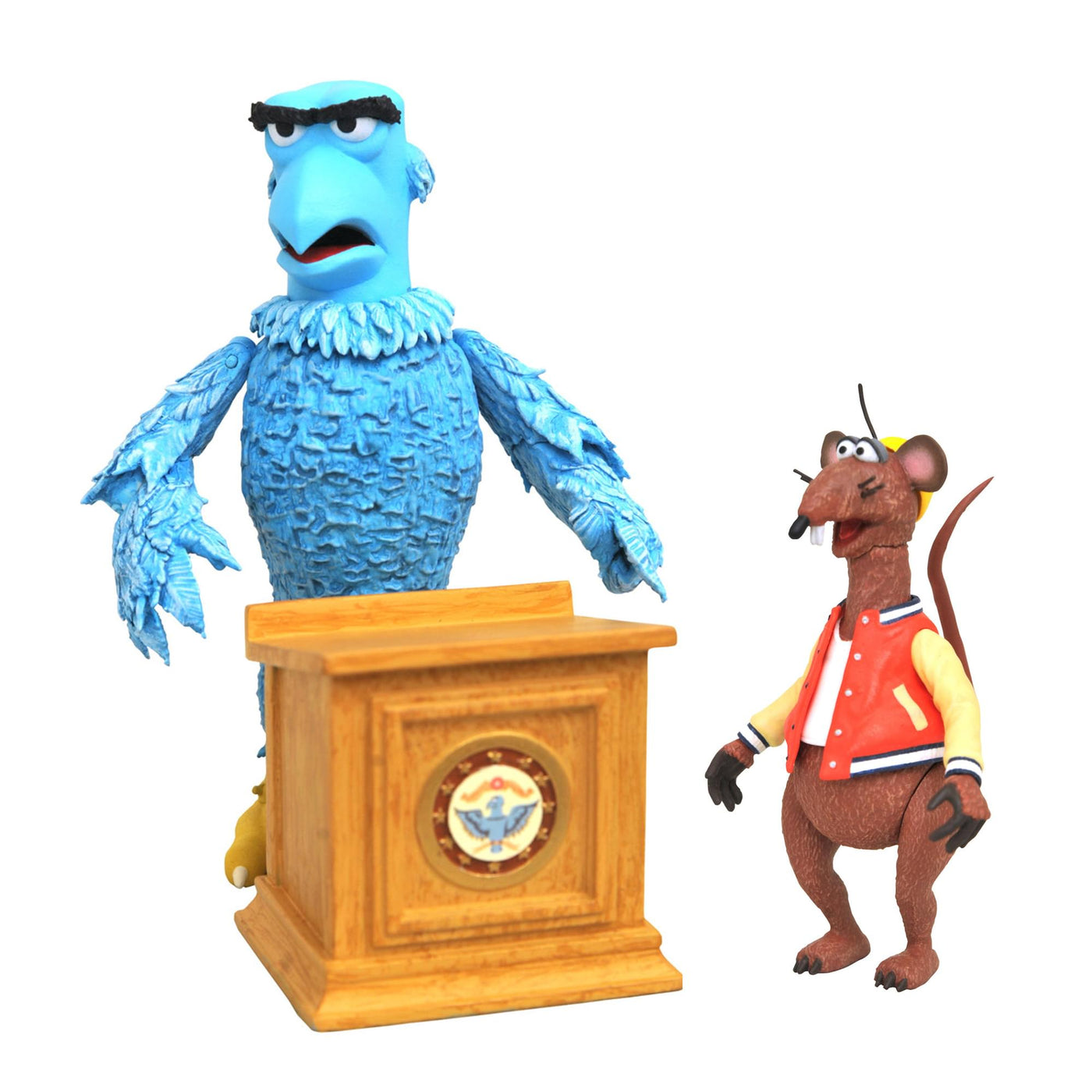 The Muppets Sam The Eagle & Rizzo The Rat Deluxe Figure Set — MeTV Mall