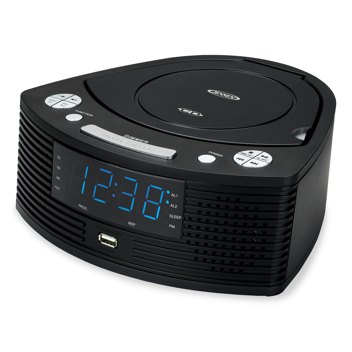 Jensen Stereo CD Player with AM/FM Digital Dual Alarm Clock — MeTV Mall