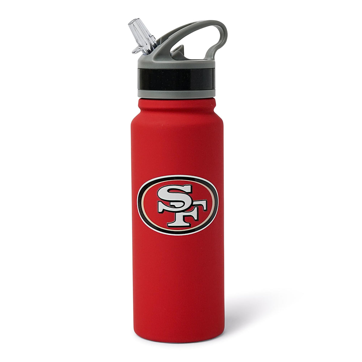 San Francisco 49ers Swagger 25-Ounce Stainless Steel Flip-Top NFL Wate ...
