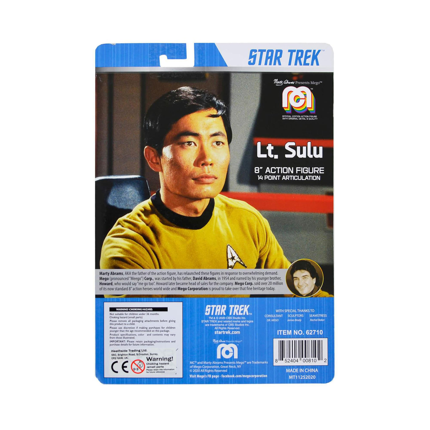 Mego Star Trek Sulu Action Figure 8" — MeTV Mall