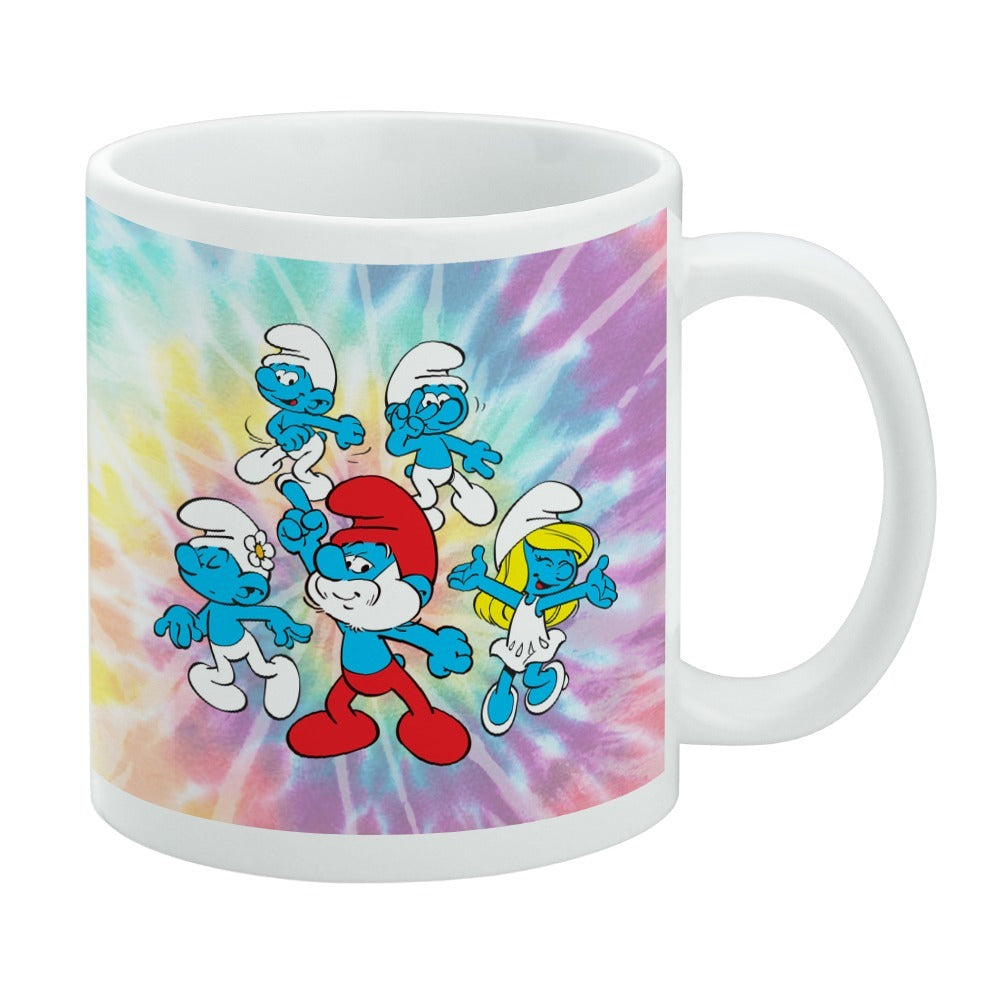 The Smurfs - Feeling Blue Tie Dye Mug — MeTV Mall