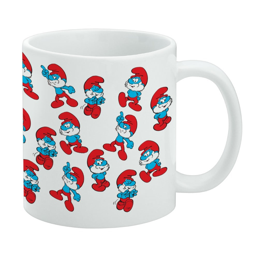 The Smurfs - Papa Smurf Pattern Mug — MeTV Mall