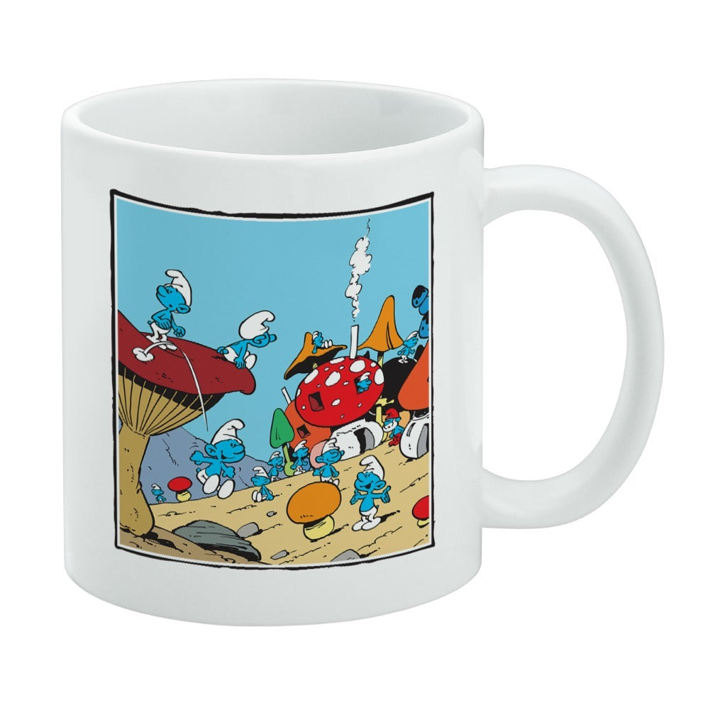 The Smurfs - Smurf Village Mug — MeTV Mall