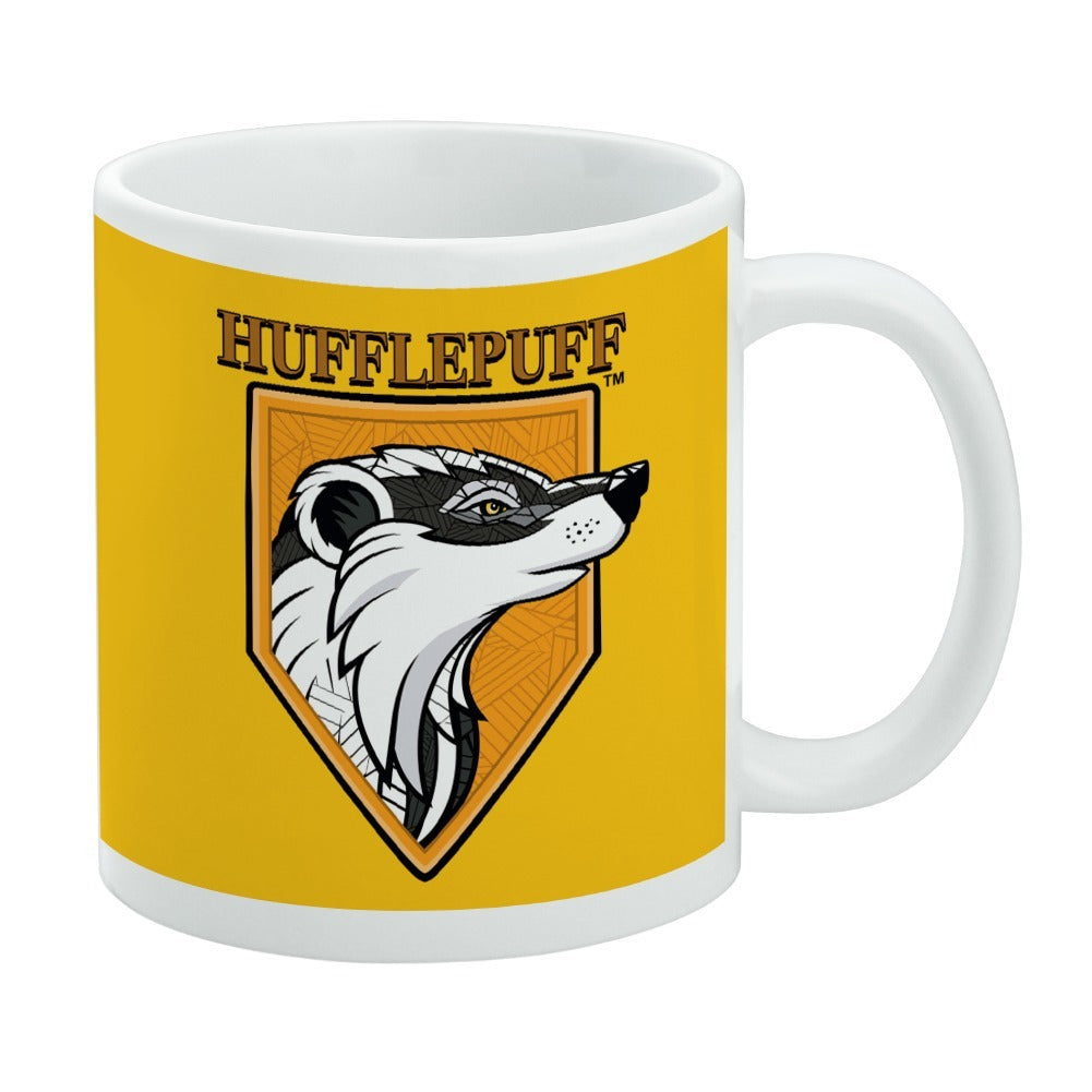 Harry Potter - Hufflepuff Stained Glass Mug — MeTV Mall