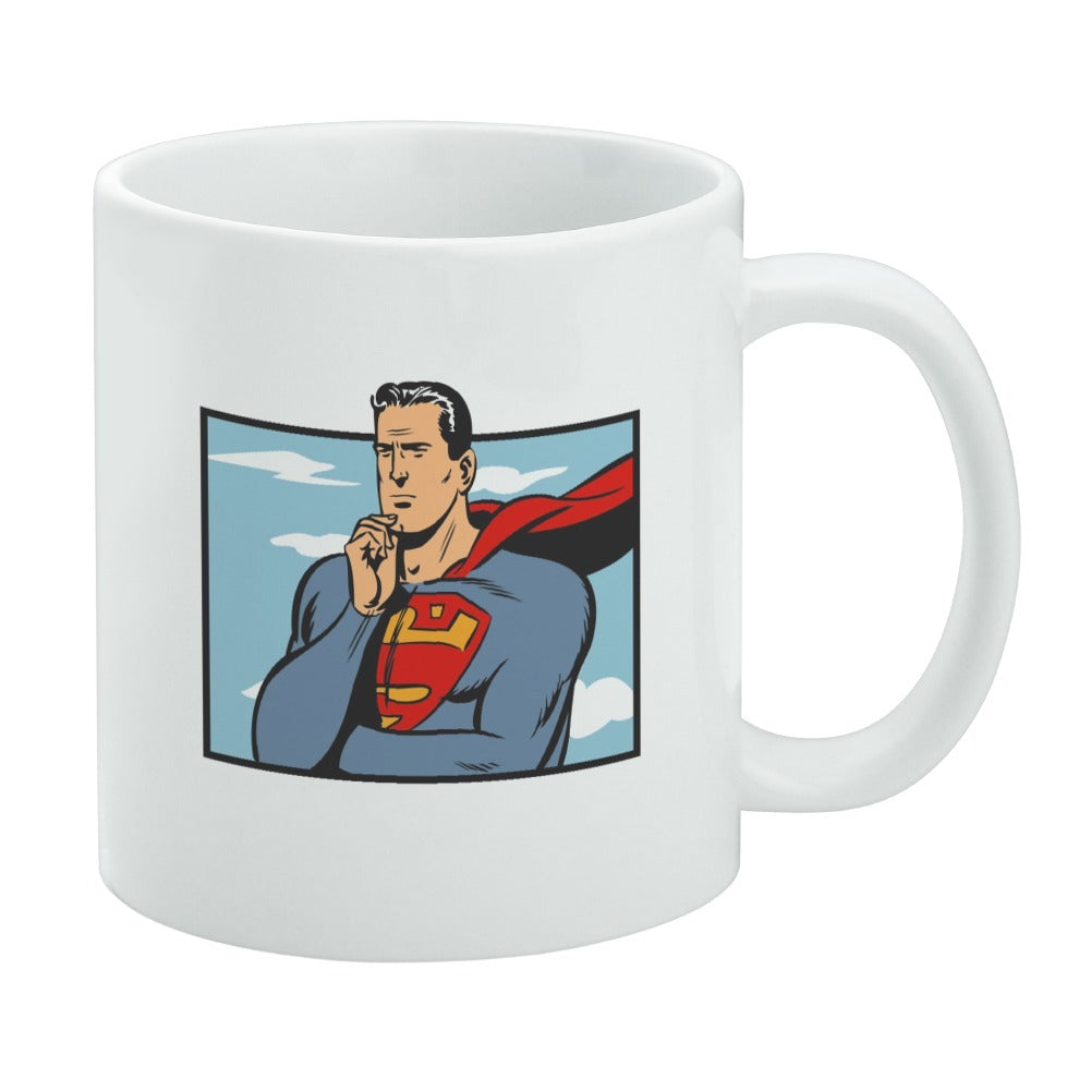Superman - Superman Thinking Mug — MeTV Mall