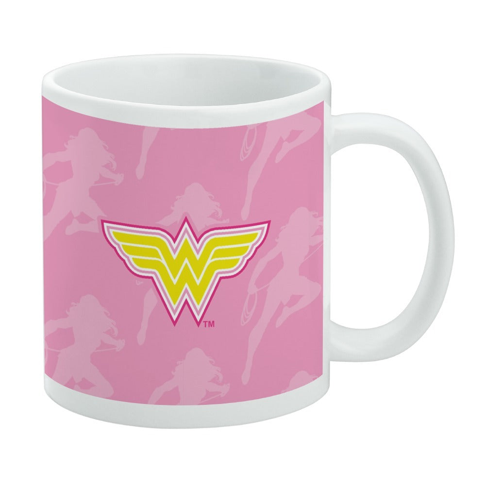 Wonder Woman - Lasso Pose Pattern Mug — MeTV Mall