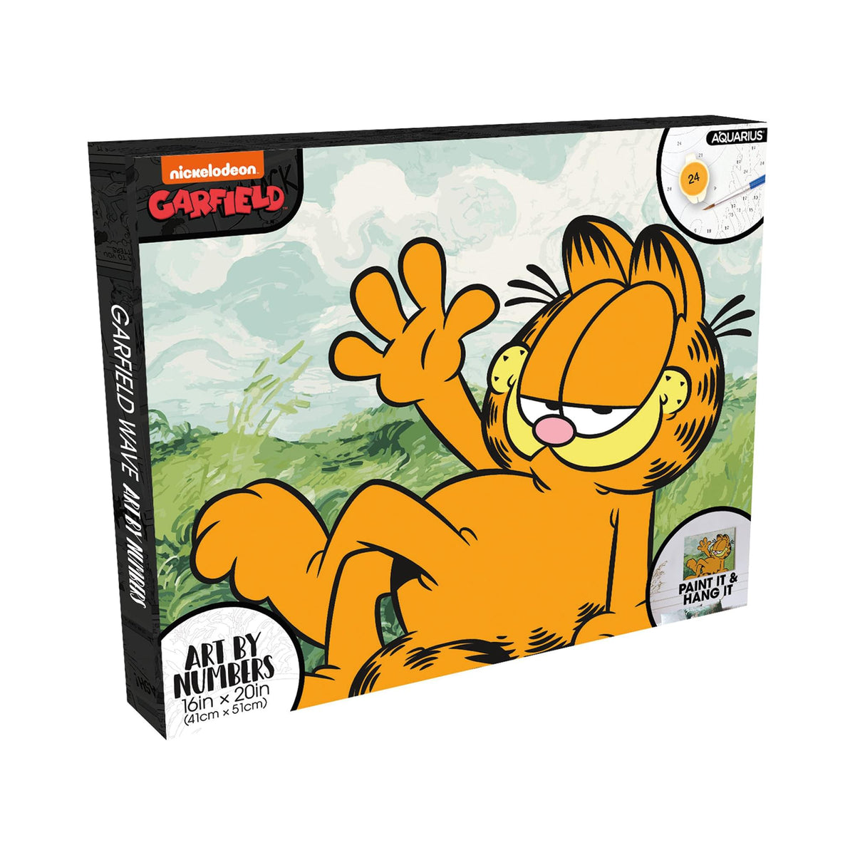 Garfield Art By Numbers Painting Kit — MeTV Mall