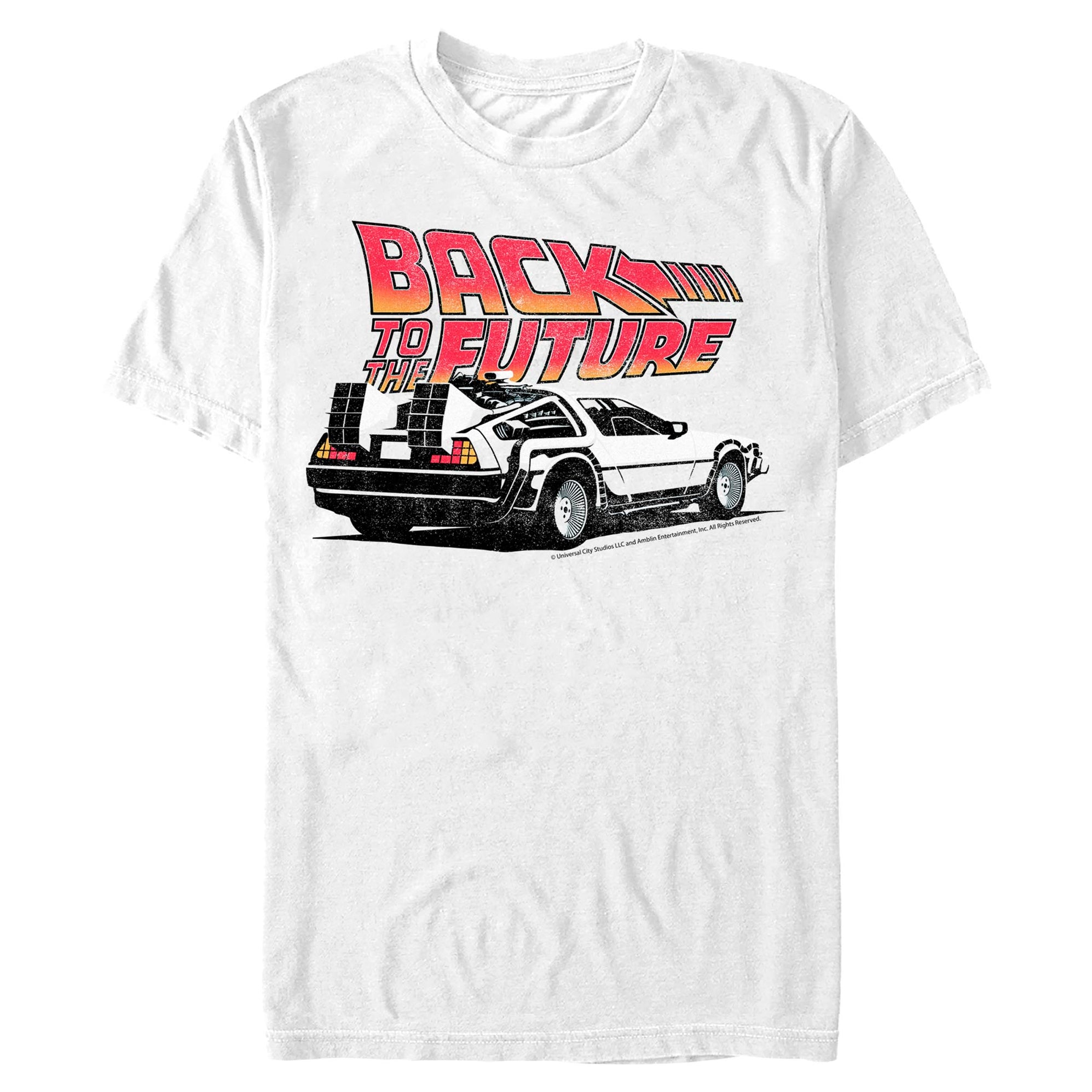 Back to the Future Delorean Men's T-Shirt — MeTV Mall