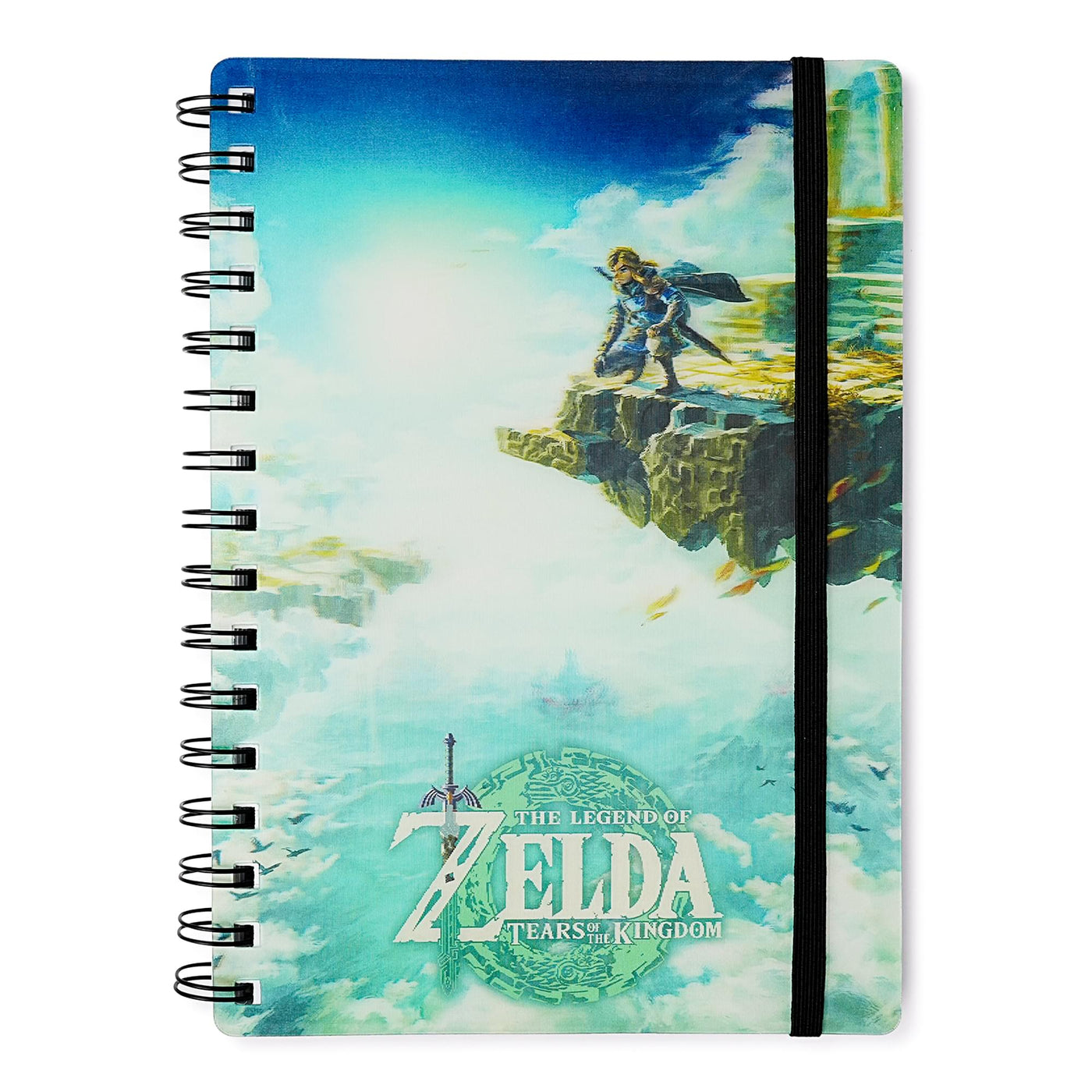 The Legend Of Zelda TOTK Hyrule Skies Spiral Notebook With Elastic Clo ...