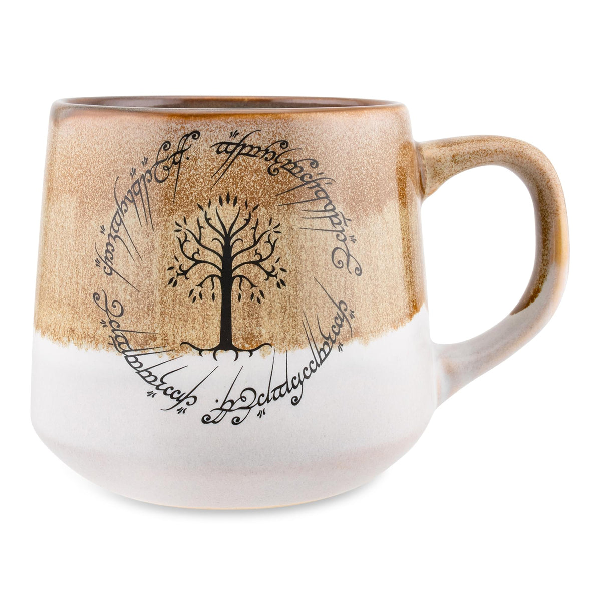 The Lord Of The Rings Elven Text Tapered Ceramic Pottery Mug | Holds 1 ...