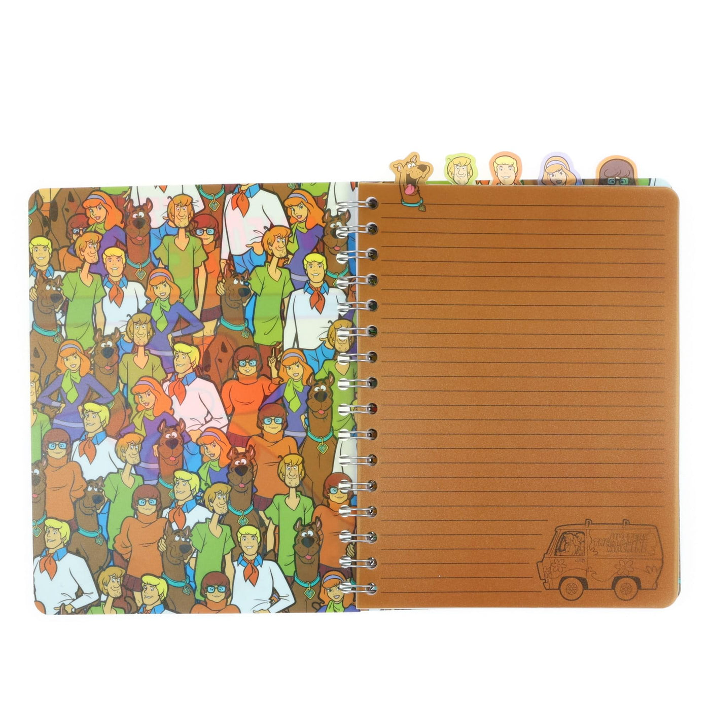 Scooby-Doo Mystery Machine 5-Tab Spiral Notebook With 75 Sheets — MeTV Mall