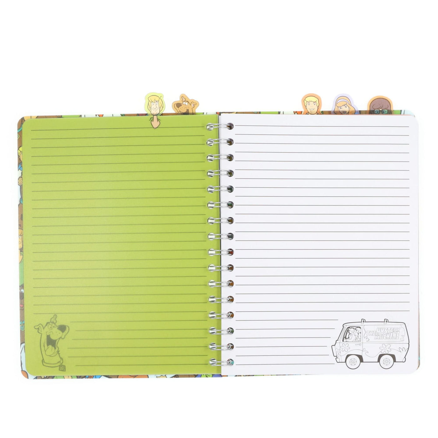 Scooby-Doo Mystery Machine 5-Tab Spiral Notebook With 75 Sheets — MeTV Mall