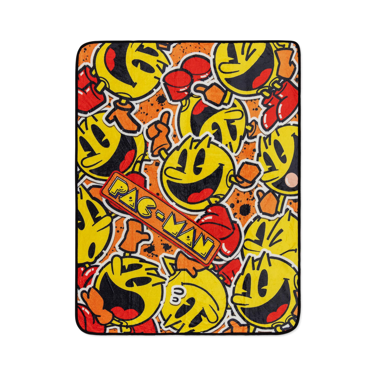 PAC-MAN Classic Allover Throw Blanket | 45 x 60 Inches — MeTV Mall