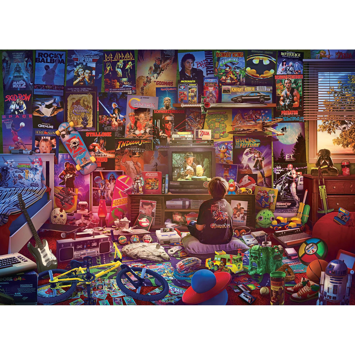 An Afternoon in the 80s Retro 1000-Piece Jigsaw Puzzle By Rachid Lotf ...