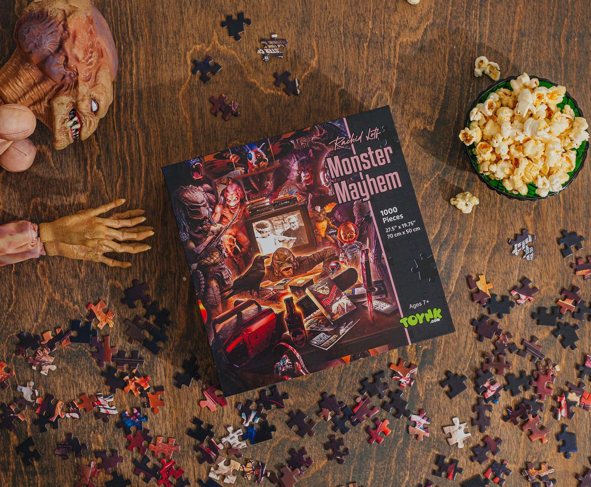 Monster Mayhem 1000-Piece Jigsaw Puzzle By Rachid Lotf | Toynk Exclusi ...