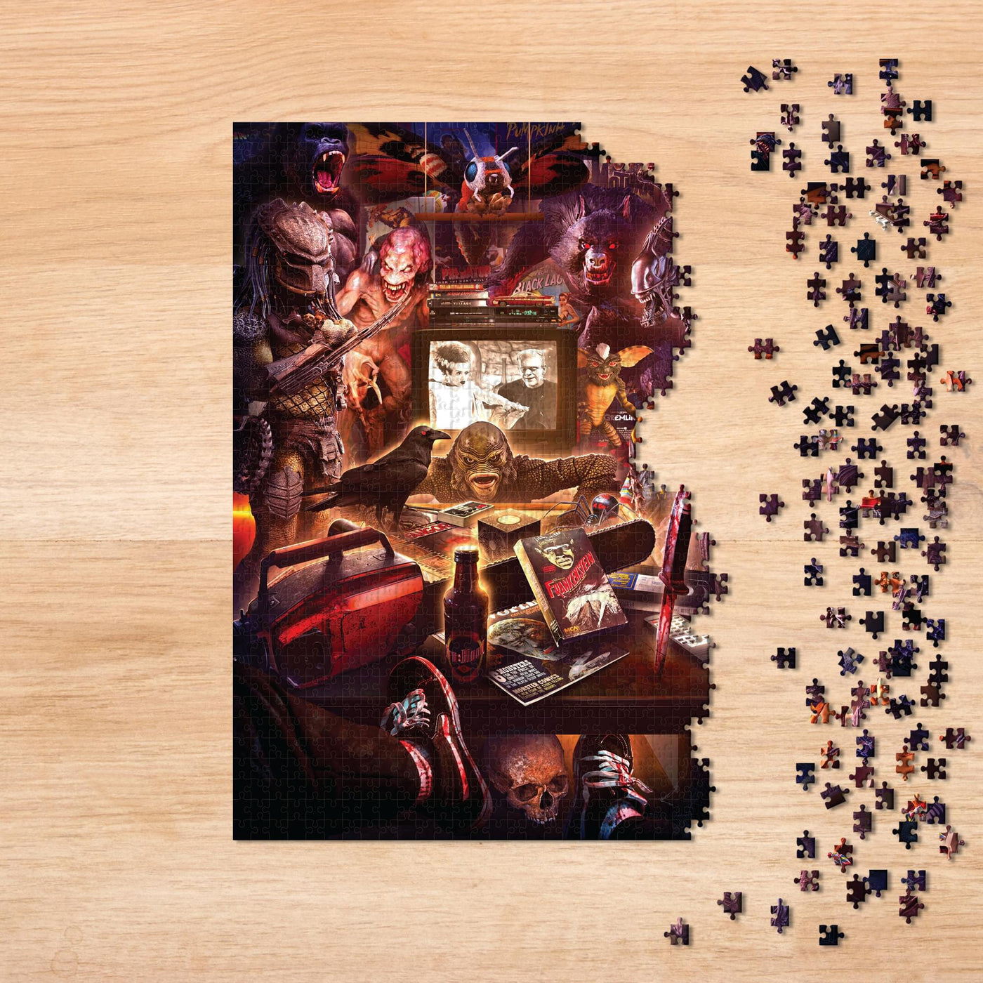 Monster Mayhem 1000-Piece Jigsaw Puzzle By Rachid Lotf | Toynk Exclusi ...