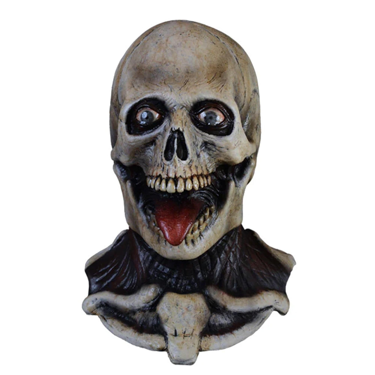 Return of the Living Dead Party Time Skeleton Adult Latex Costume Mask ...