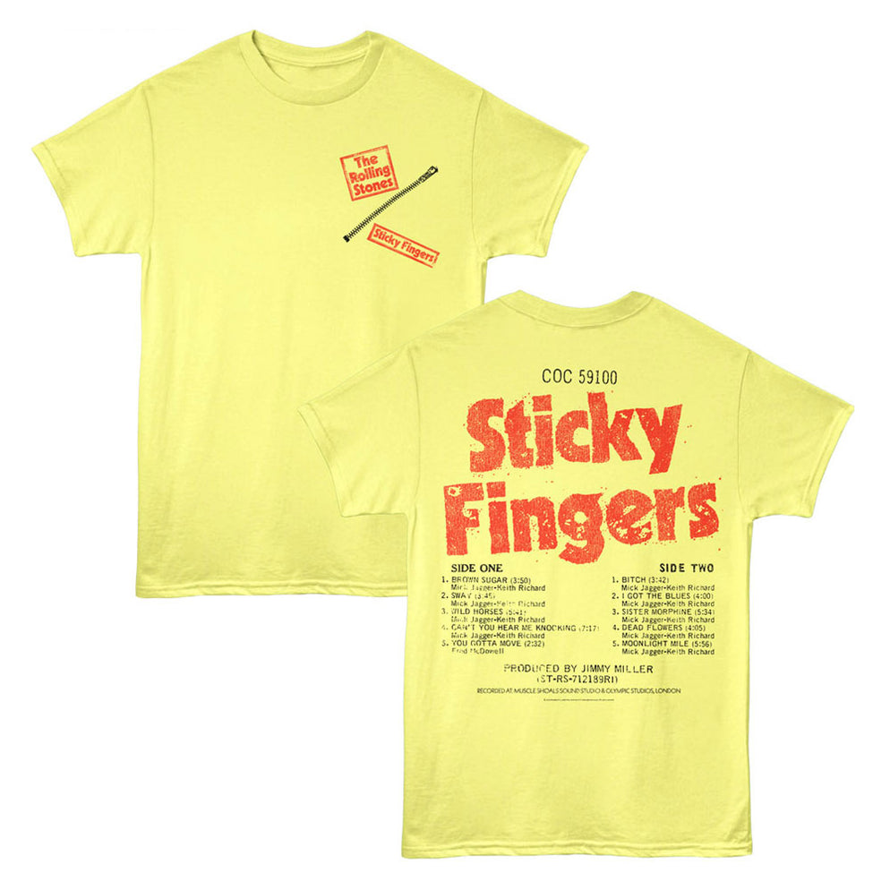 The Rolling Stones - Sticky Fingers Tracklist (Front & Back) — MeTV Mall