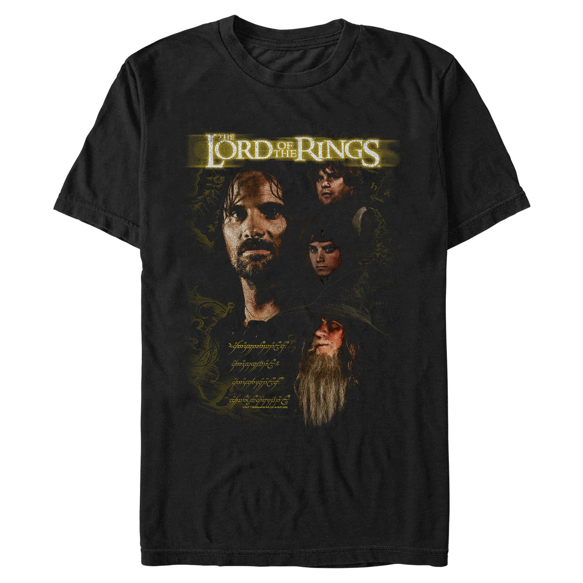 Lord of the Rings 1 Lotr Poster Men's T-Shirt — MeTV Mall