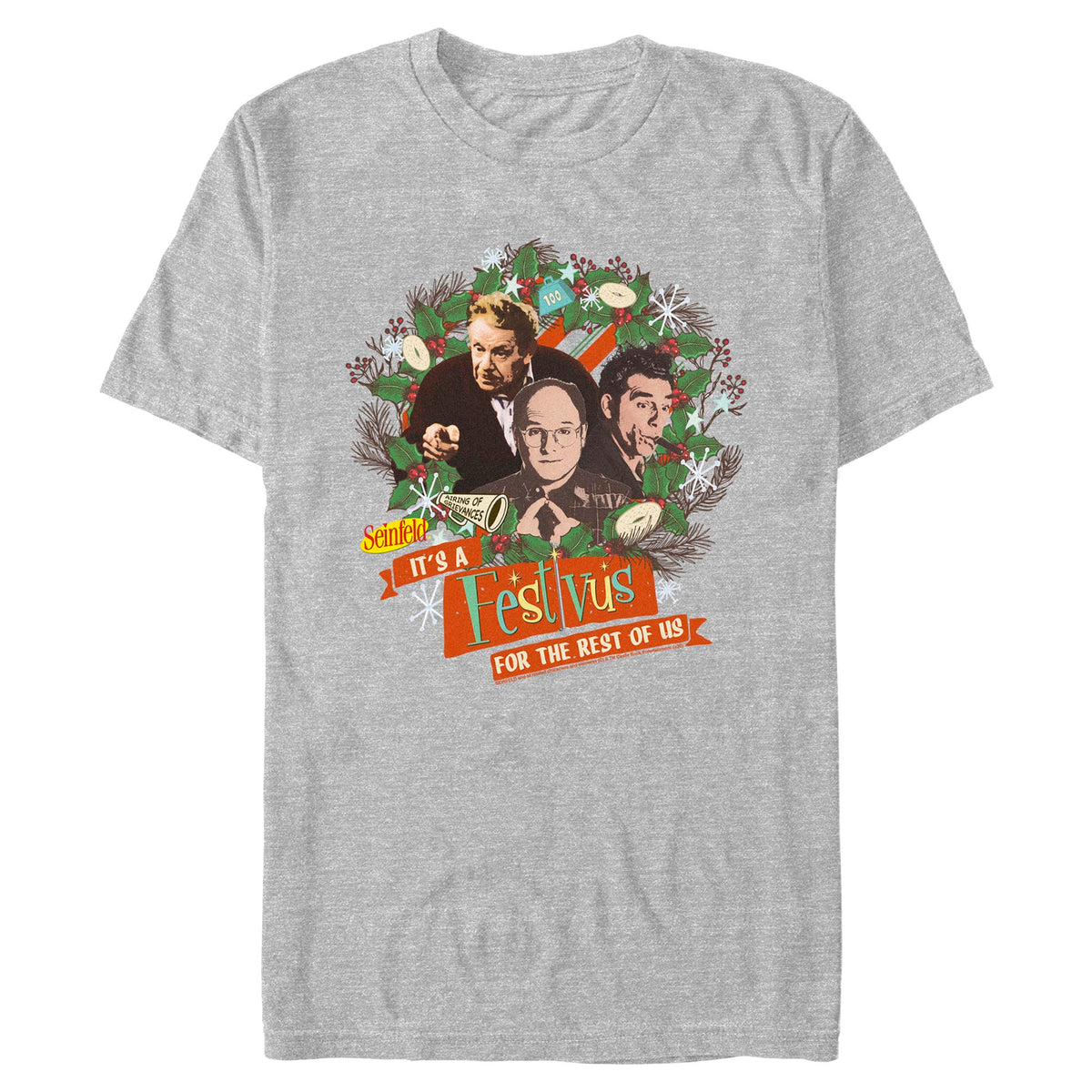 Seinfeld Festivus Wreath Men's T-Shirt — MeTV Mall
