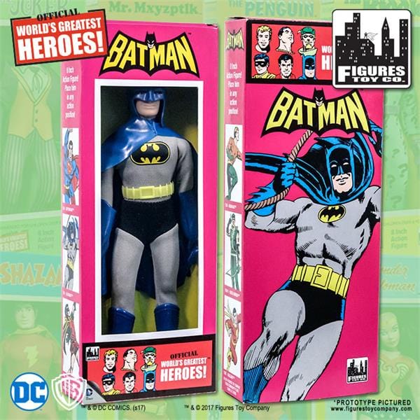 DC Comics Retro Style Boxed 8 Inch Action Figures: Batman (Removable C ...