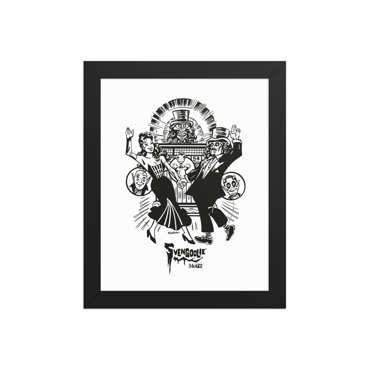 "Sven Boogie" Svengoolie® Art Print by Joe Staton (2025 Series) — MeTV Mall