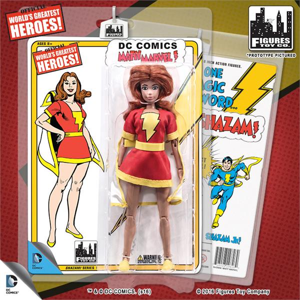Shazam Retro 8 Inch Action Figures Series 1: Mary Marvel — MeTV Mall