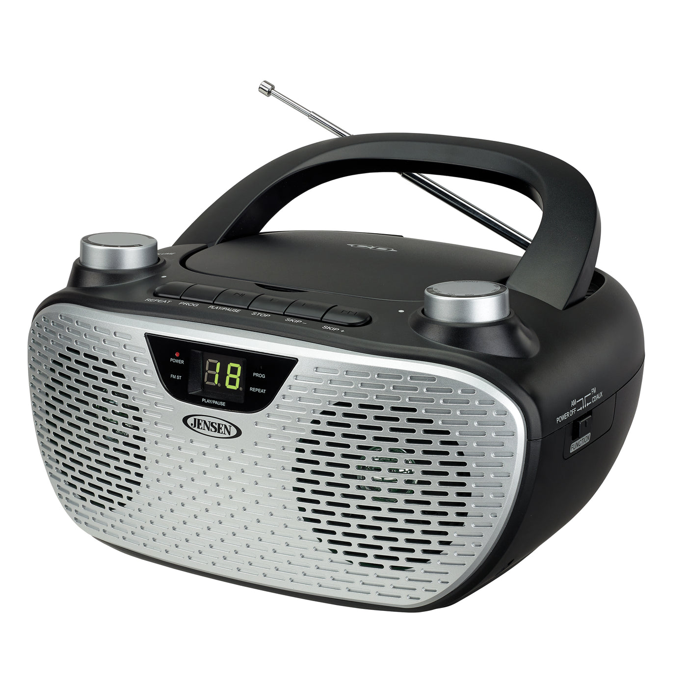 Jensen Portable Stereo Compact Disc Player with AM/FM Stereo Radio ...