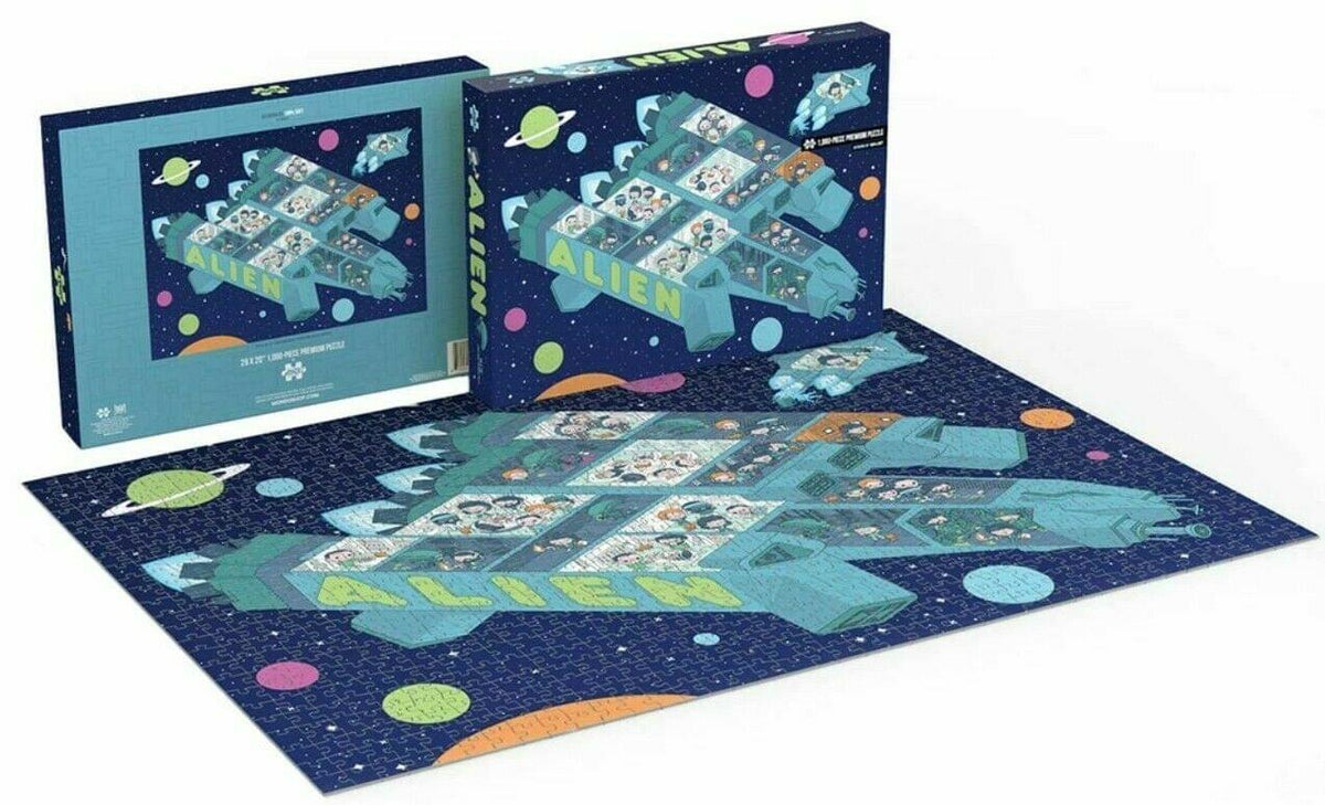 ALIEN Mondo 1000 Piece Jigsaw Puzzle | Free Shipping — MeTV Mall