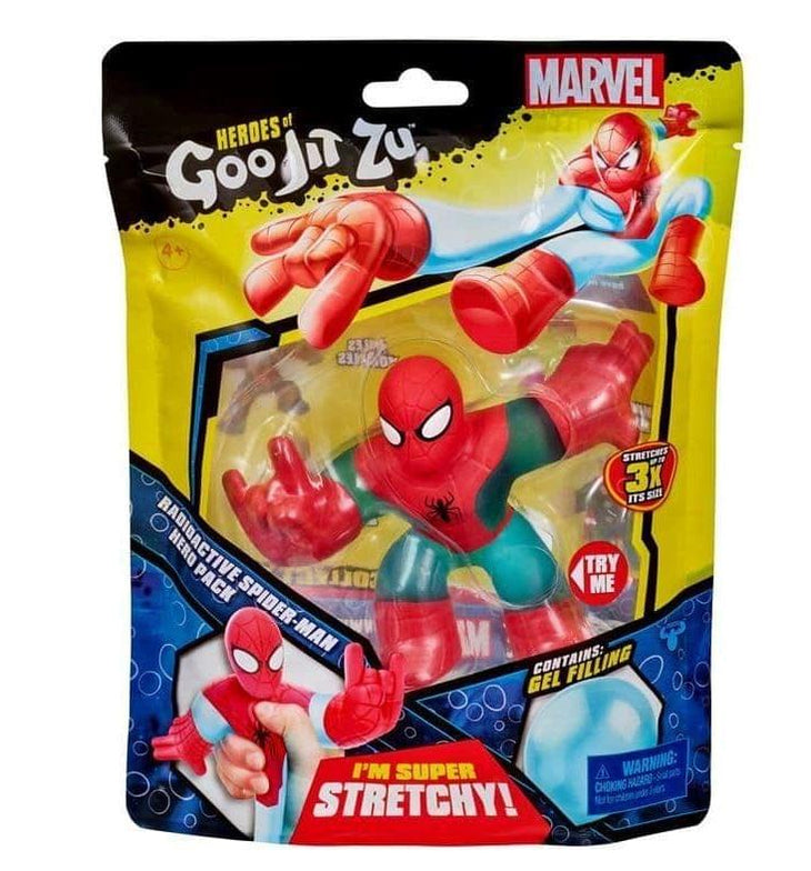 Marvel Heroes of Goo Jit Zu | Radioactive Spidey | Free Shipping — MeTV ...