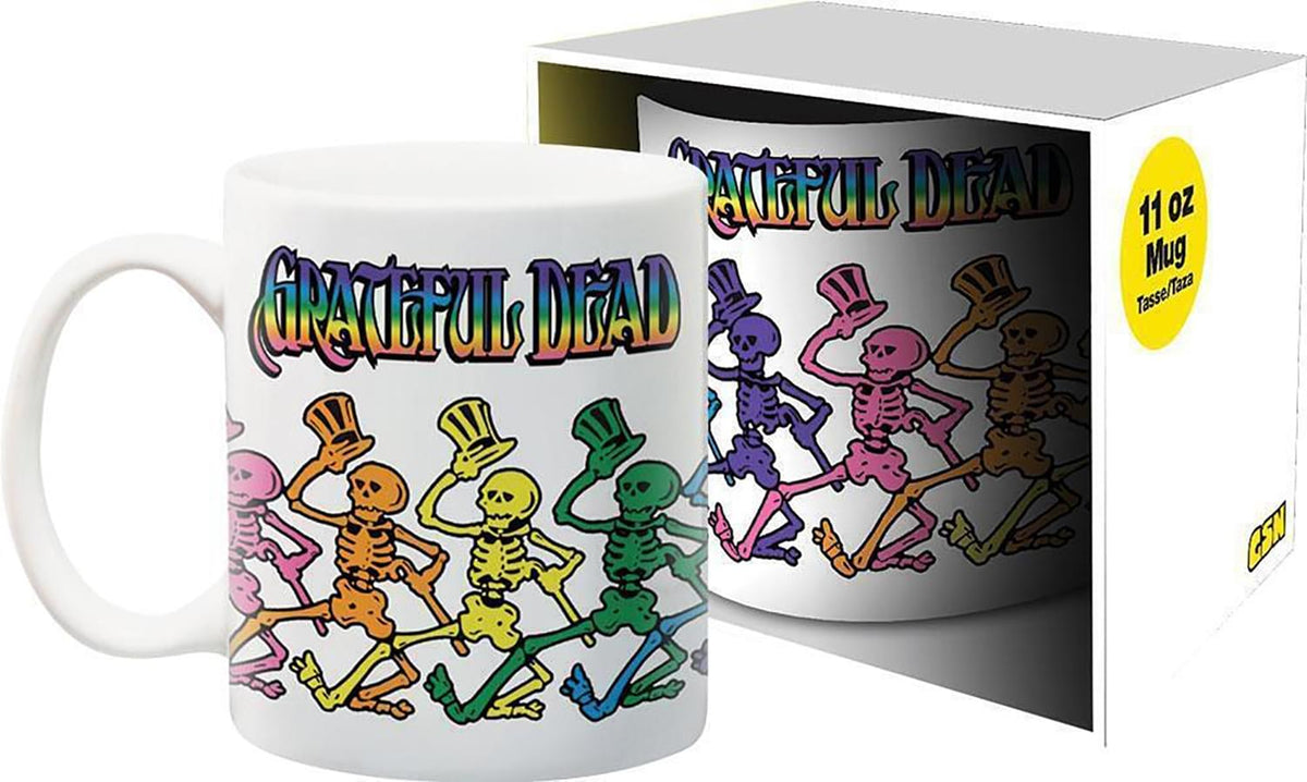 Grateful Dead Dancing Skeletons 11oz Ceramic Mug | Free Shipping — MeTV ...
