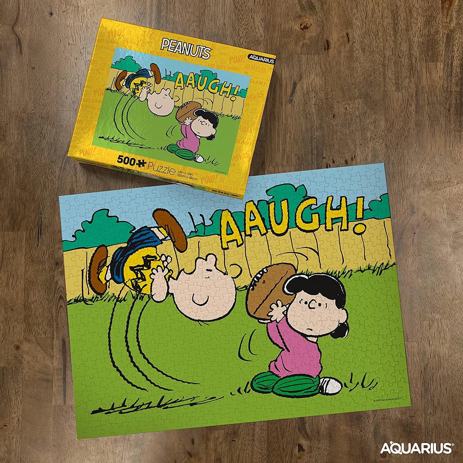 Peanuts Lucy Football 500 Piece Jigsaw Puzzle | Free Shipping — MeTV Mall