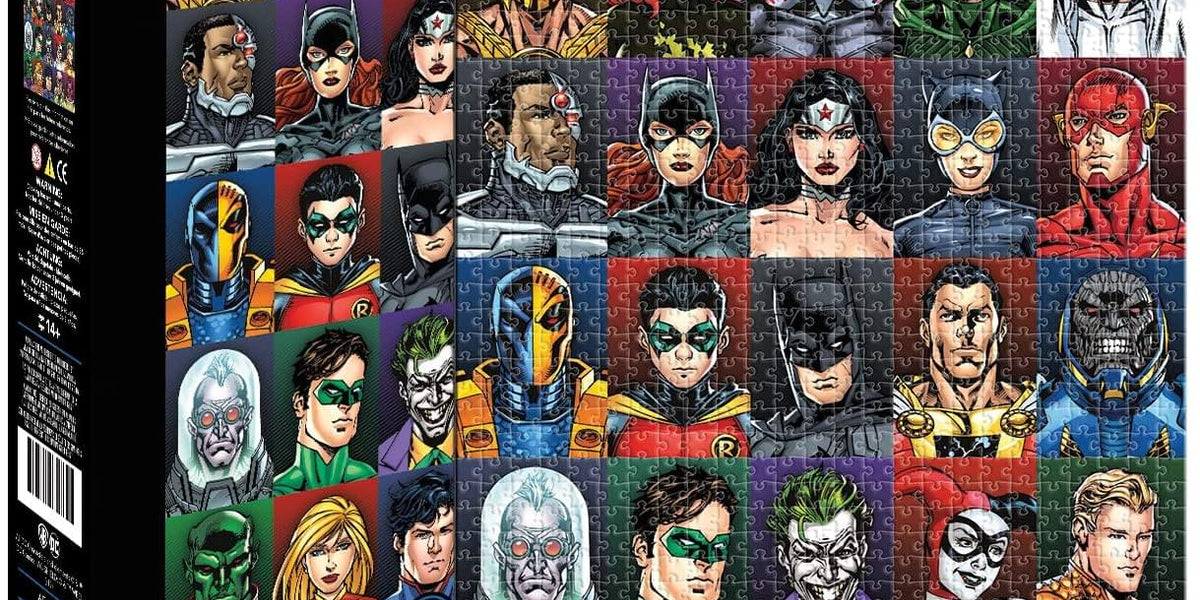 DC Comics Faces 1000 Piece Jigsaw Puzzle | Free Shipping — MeTV Mall
