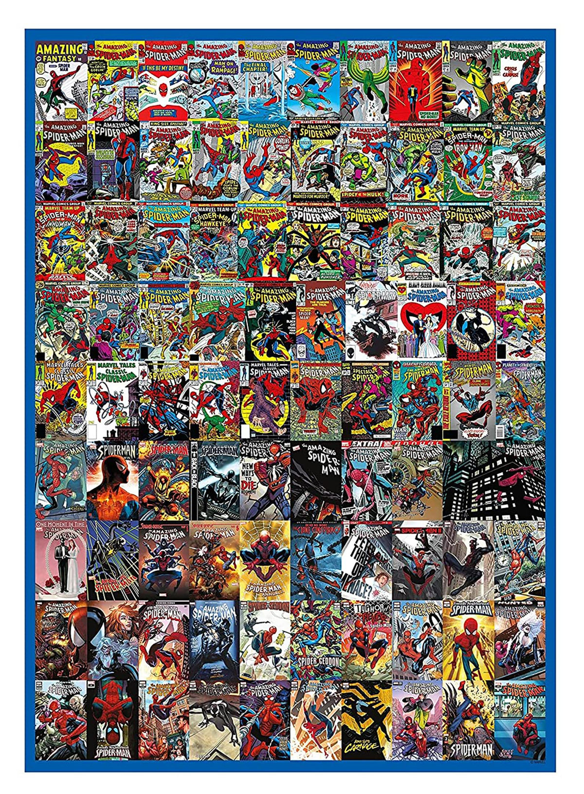 Marvel Spider-Man Covers 1000 Piece Jigsaw Puzzle | Free Shipping ...