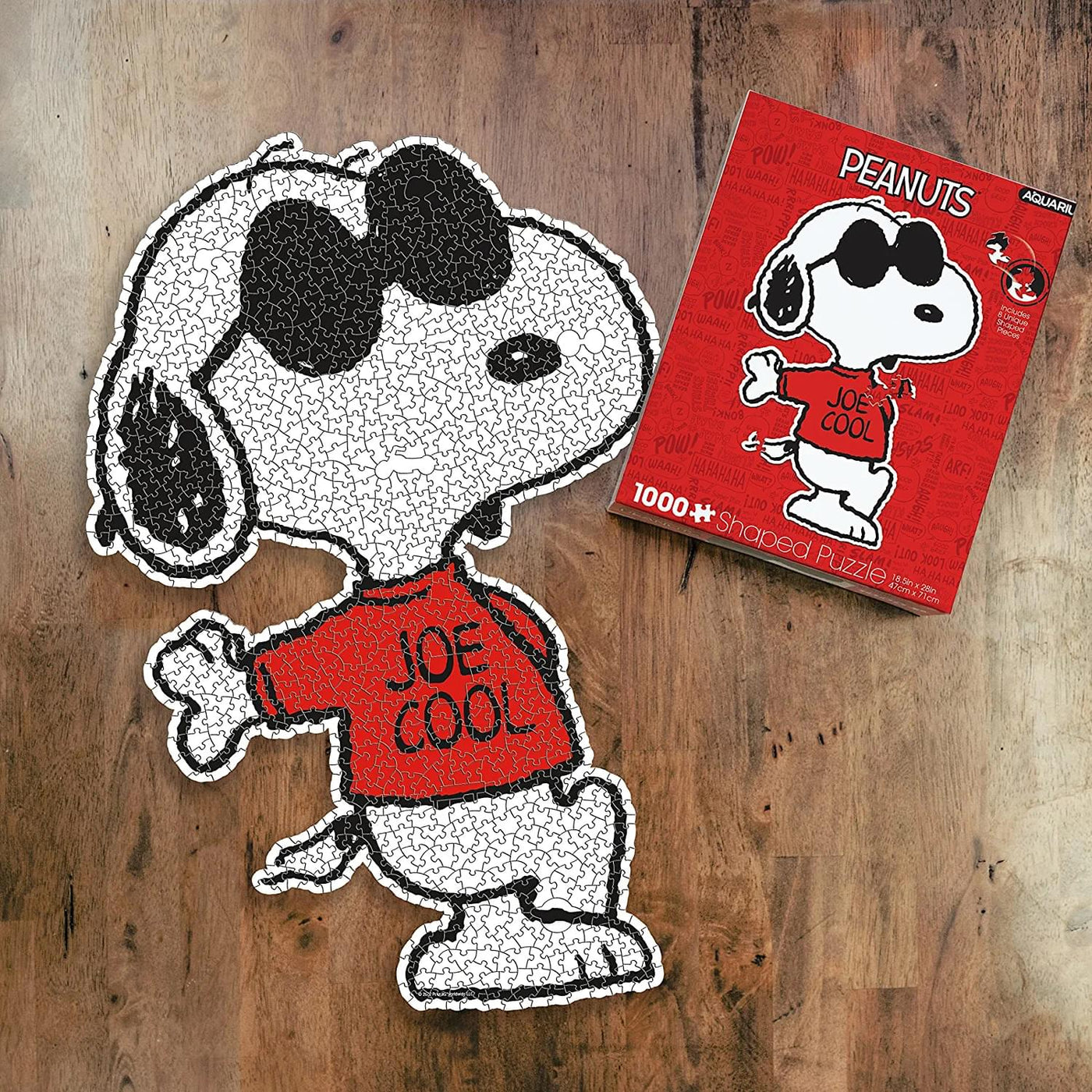 Peanuts Joe Cool Shaped 1000 Piece Jigsaw Puzzle | Free Shipping — MeTV ...