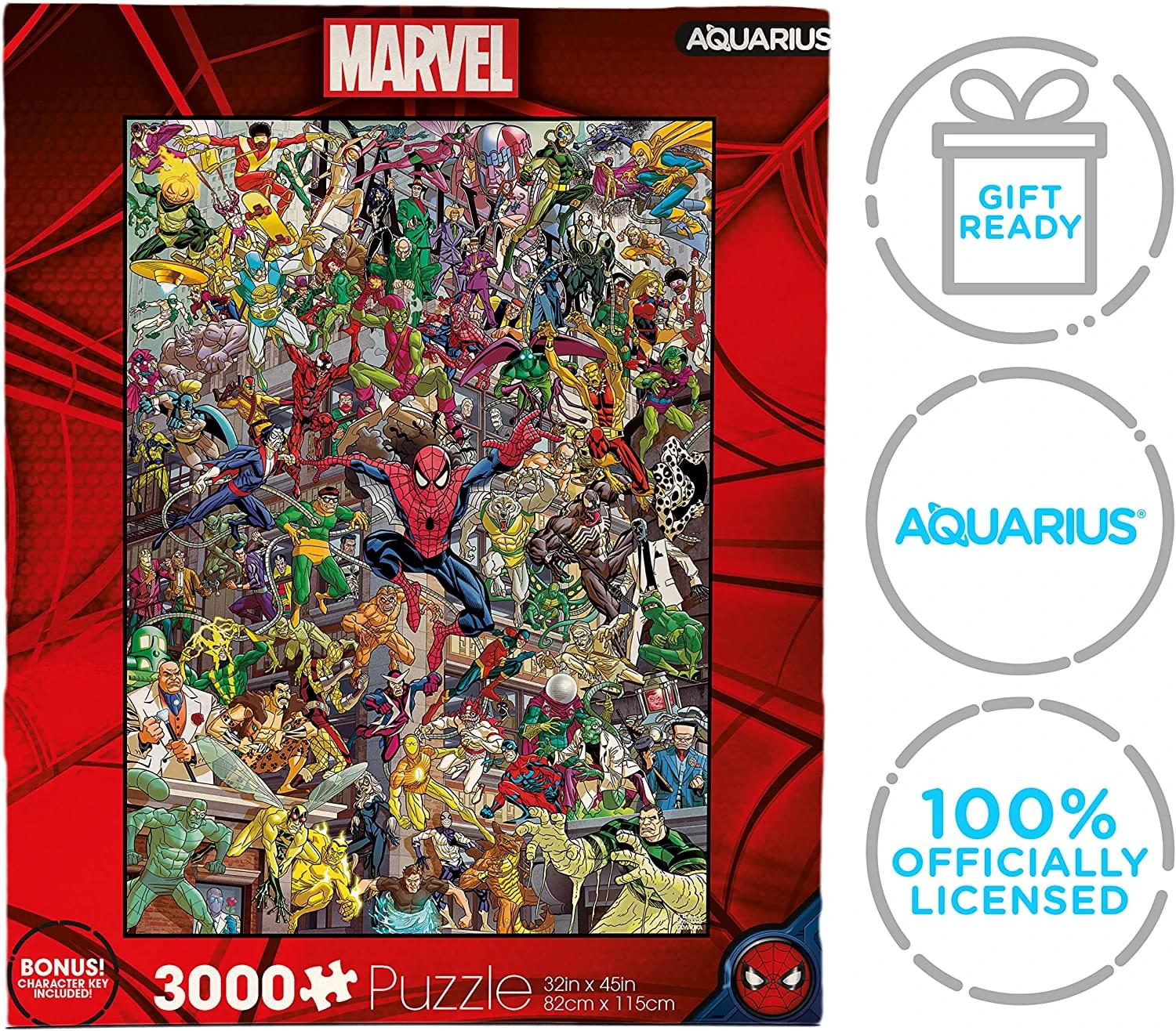 Marvel Spiderman Villains 3000 Piece Jigsaw Puzzle | Free Shipping ...