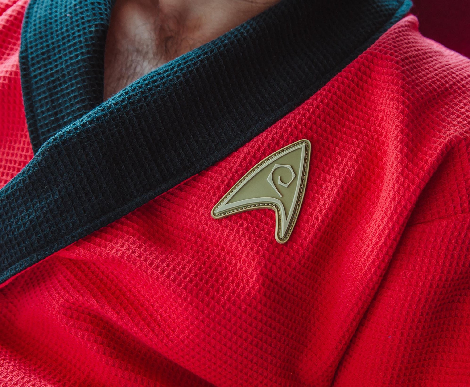 Star Trek: The Original Series Waffle-Weave Cotton Adult Robe | Red Op ...