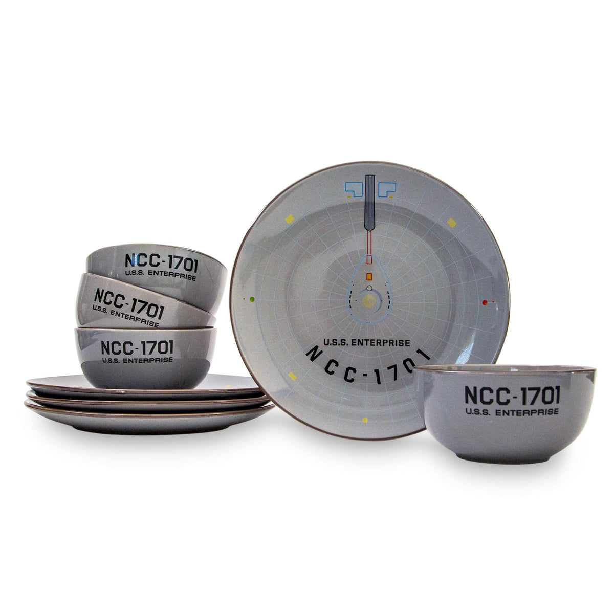 Star Trek TOS 8-Piece Dinnerware Set | Free Shipping — MeTV Mall