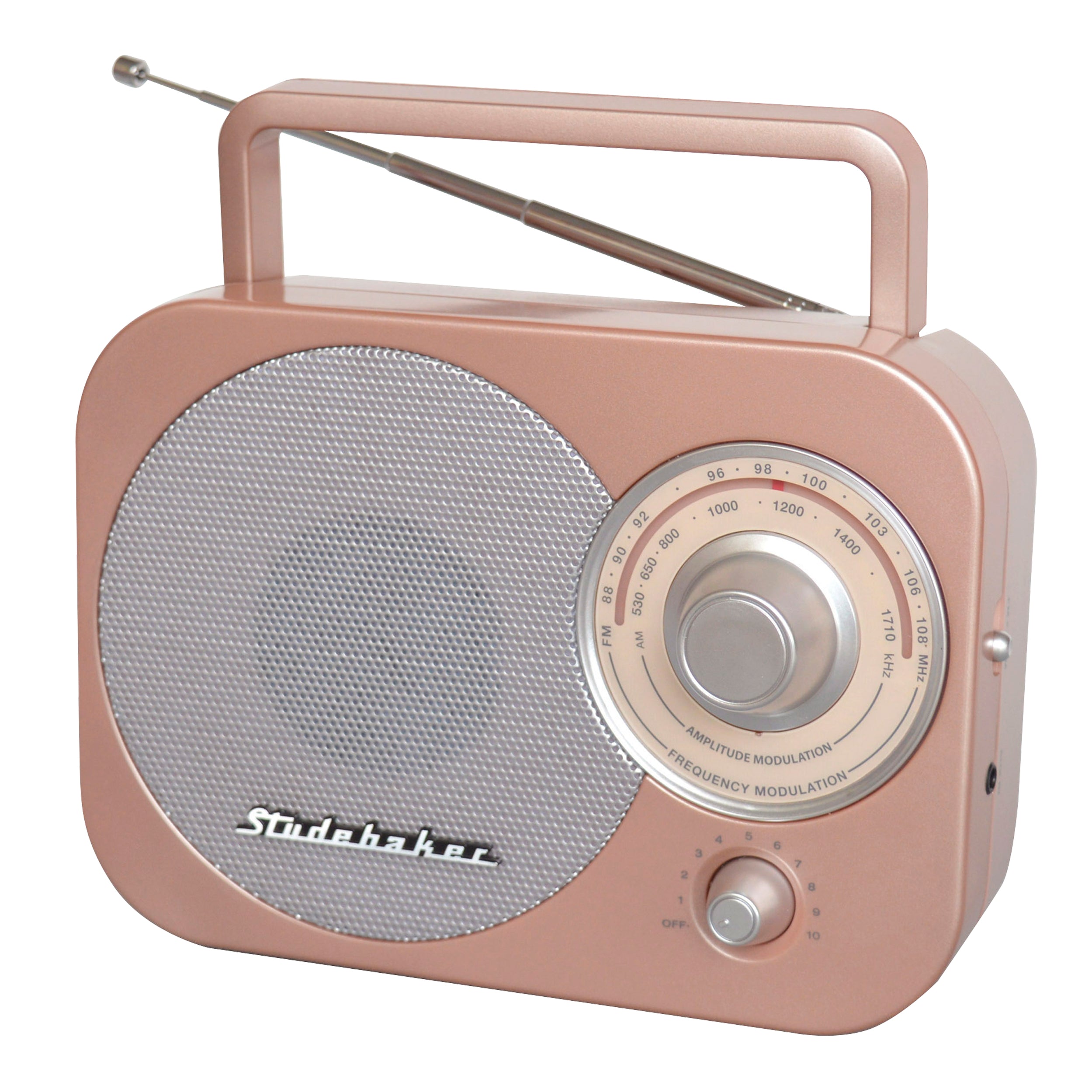 Studebaker 80's Classic Retro Portable AM/FM Radio — MeTV Mall
