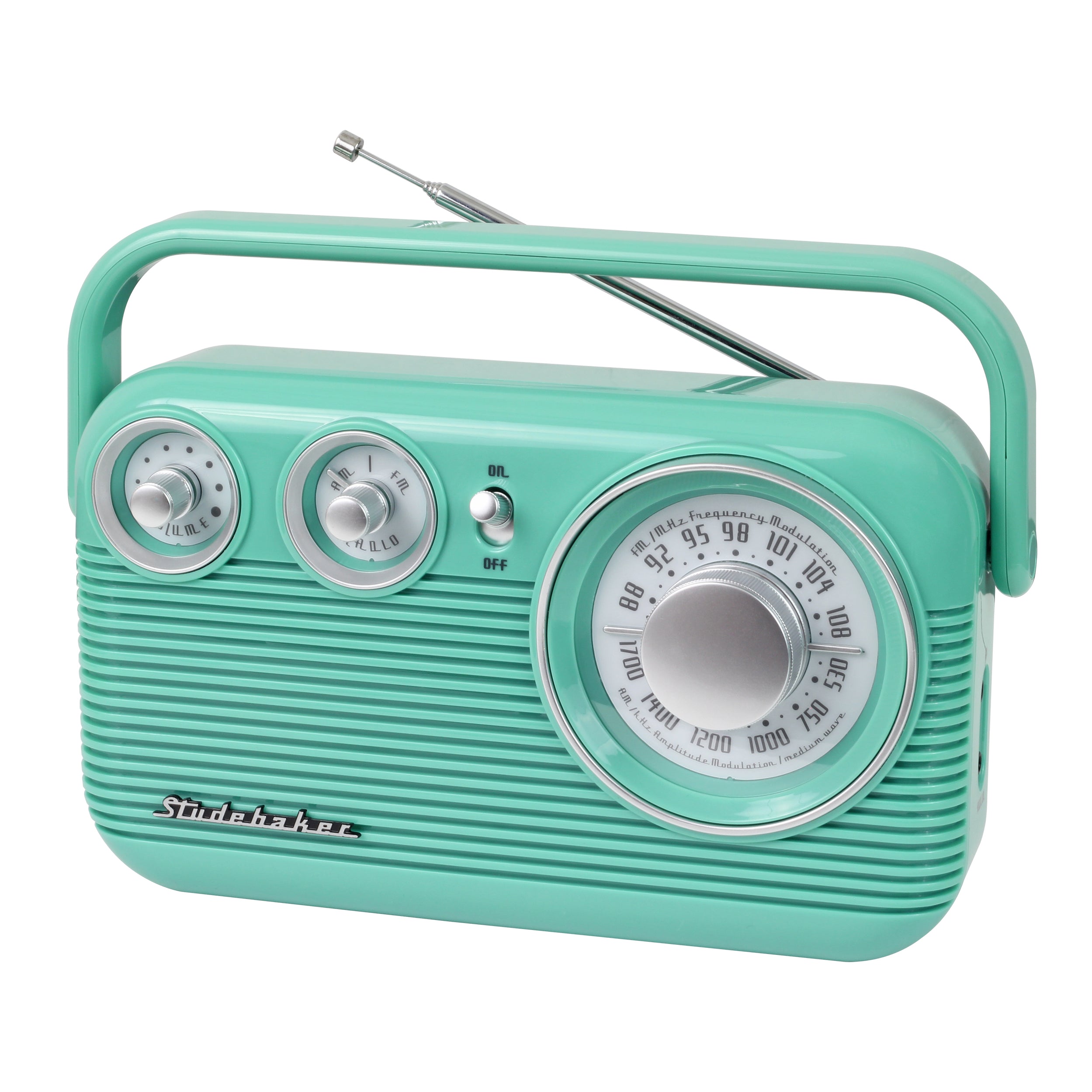 Studebaker 80's Retro Portable AM/FM Radio — MeTV Mall