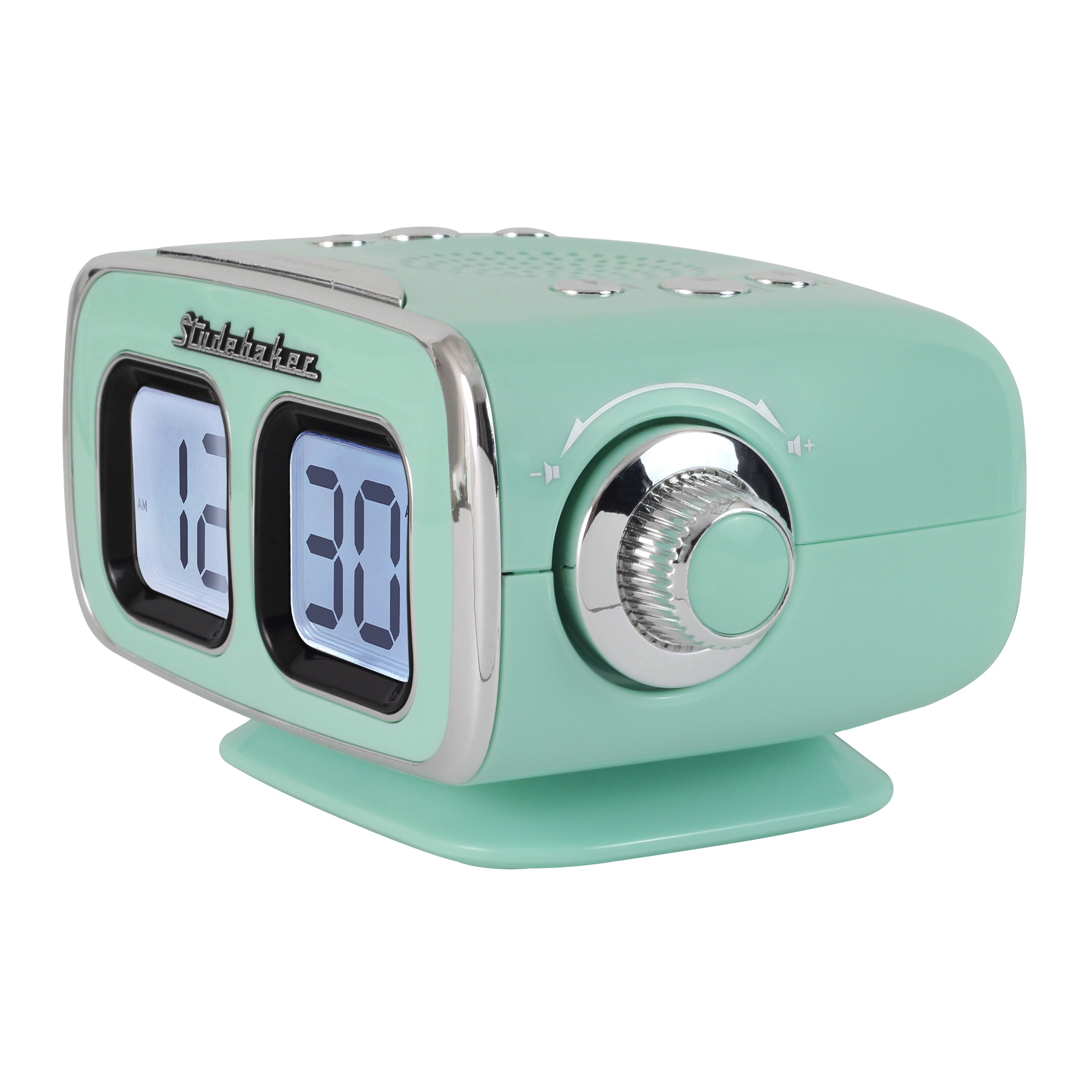 Studebaker Roommate Large Display LCD AM/FM Retro Clock Radio with Blu ...