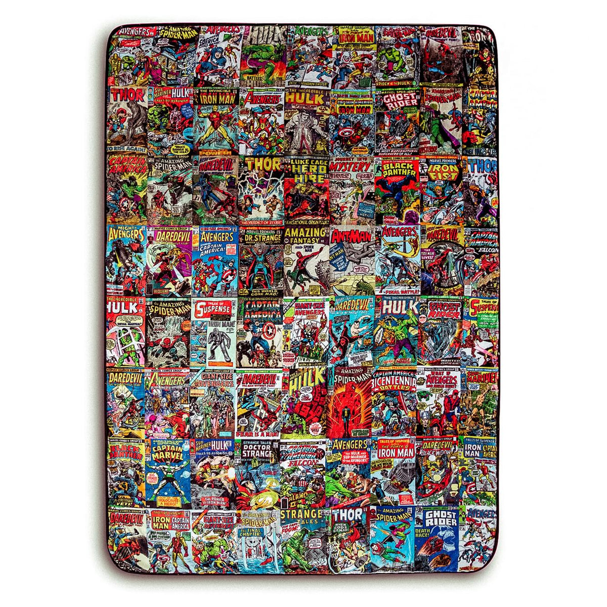 Marvel Comics Oversized Fleece Sherpa Throw Blanket | 54 x 72 Inches ...