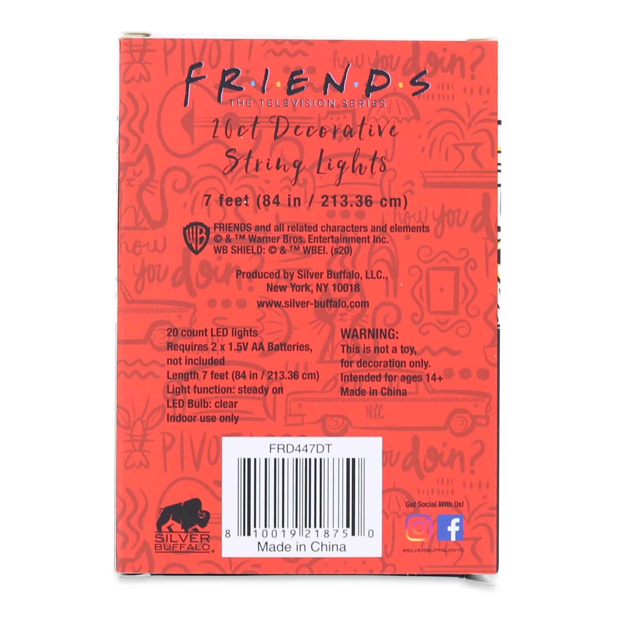 Friends Central Perk 7 Foot String Lights | Free Shipping — MeTV Mall