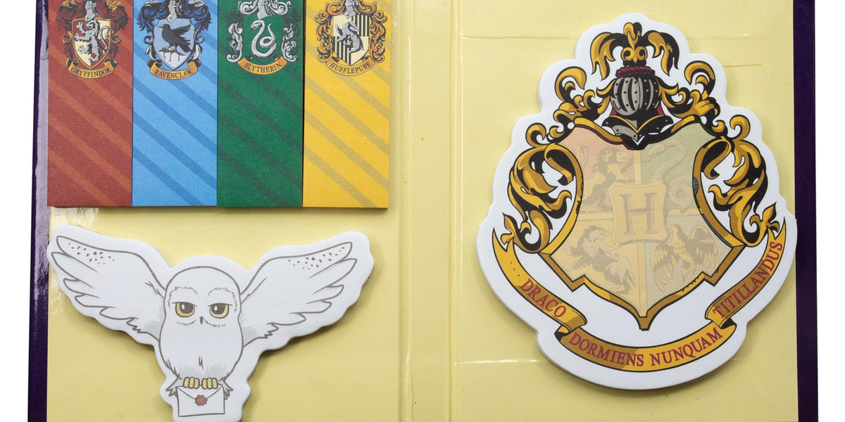 Harry Potter Hogwarts Sticky Note and Tab Box Set | Free Shipping ...